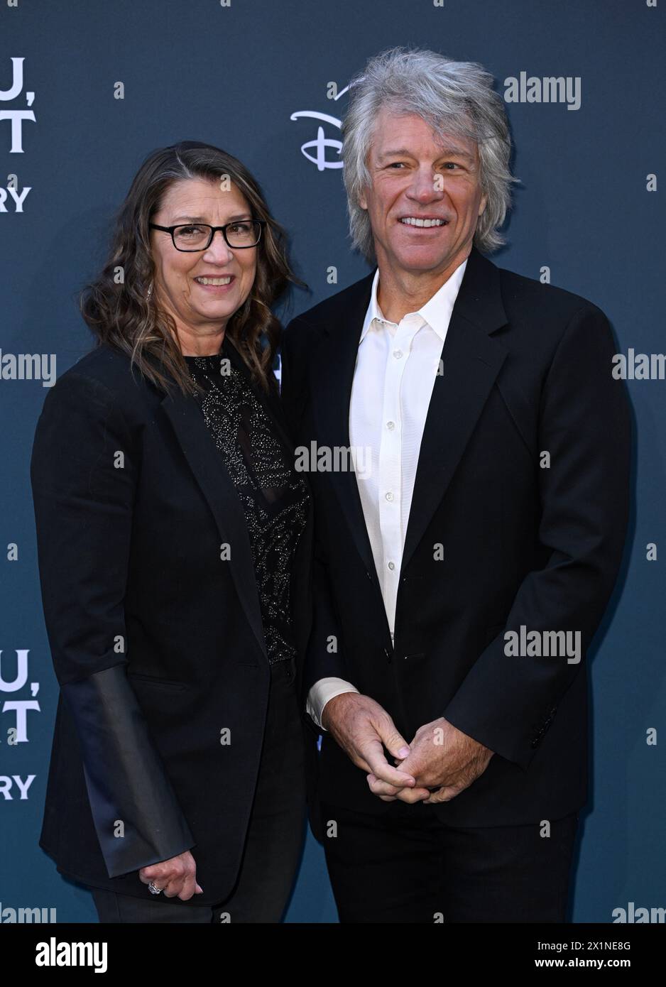 London, UK. April 17th, 2024. Jon Bon Jovi and wife Dorothea Bongiovi ...