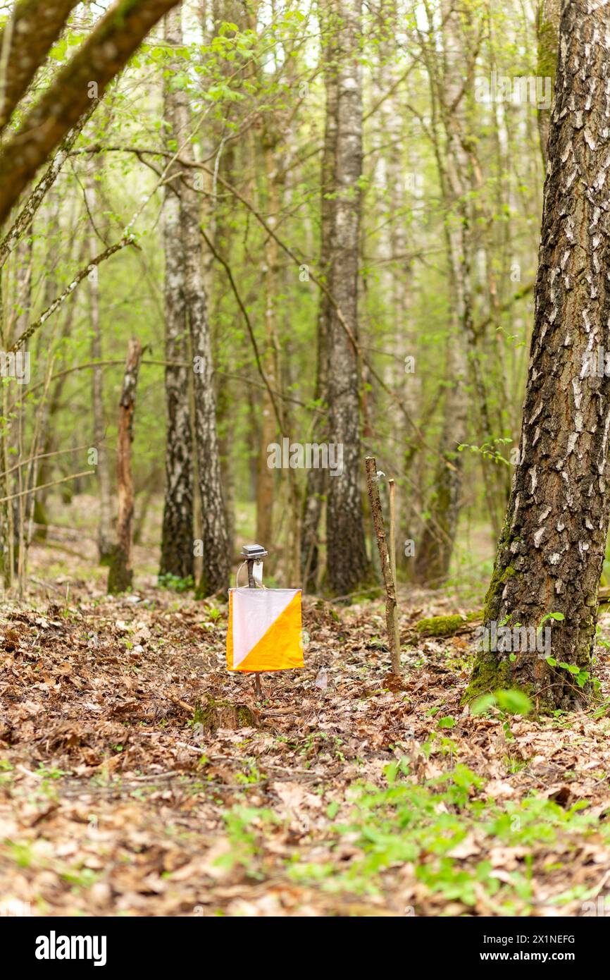 Orienteering. Control point Prism and electric composter for ...