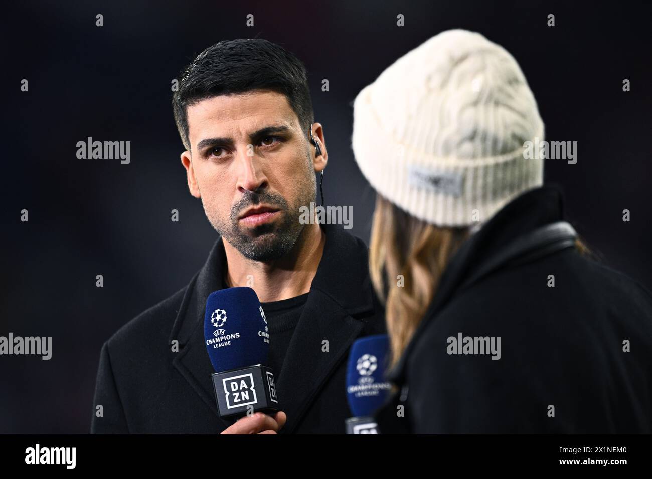 Munich, Germany. 17th Apr, 2024. Soccer: Champions League, Bayern ...