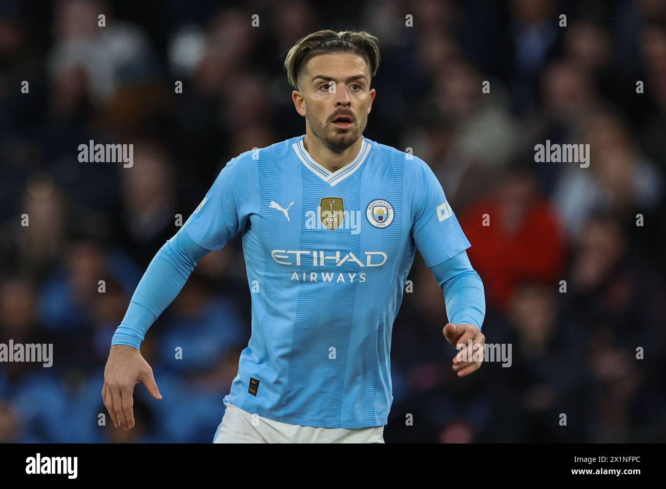 Jack Grealish of Manchester City during the UEFA Champions League ...