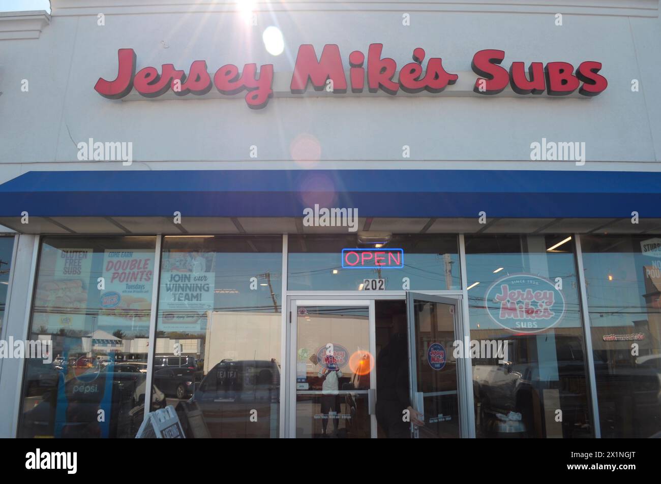 A Jersey Mike's Subs restaurant is seen in the Carle Place neighborhood ...