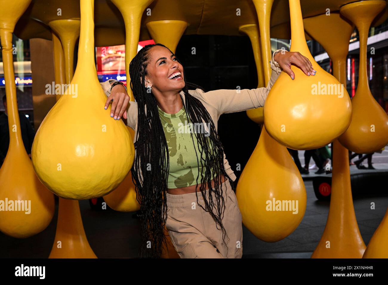 EDITORIAL USE ONLY Amber Gill at the multi-sensory experience, launched ...