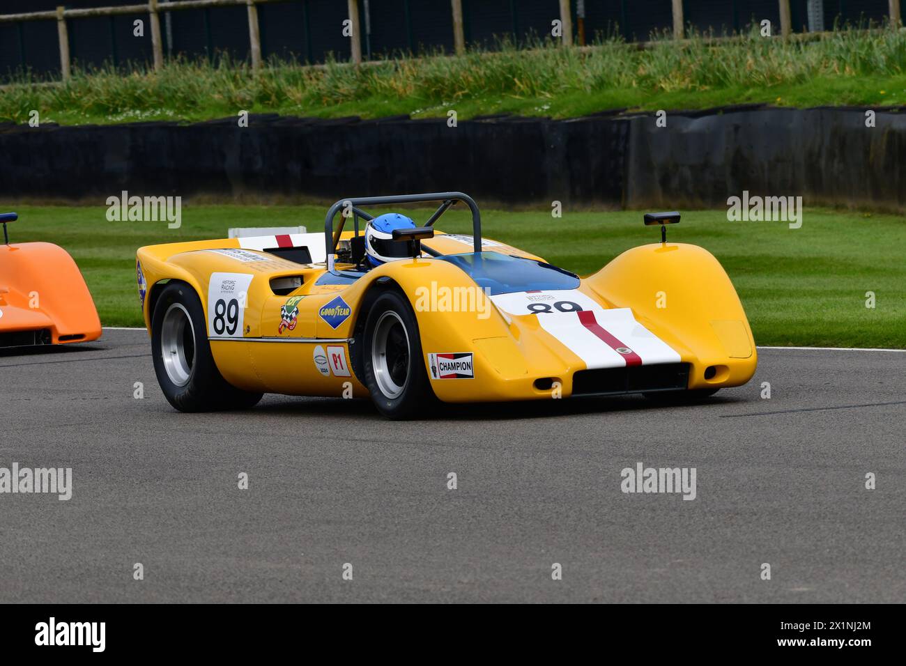 Max Banks, Andrew Banks, McLaren-Chevrolet M6B, Can-Am Demonstration, a ...