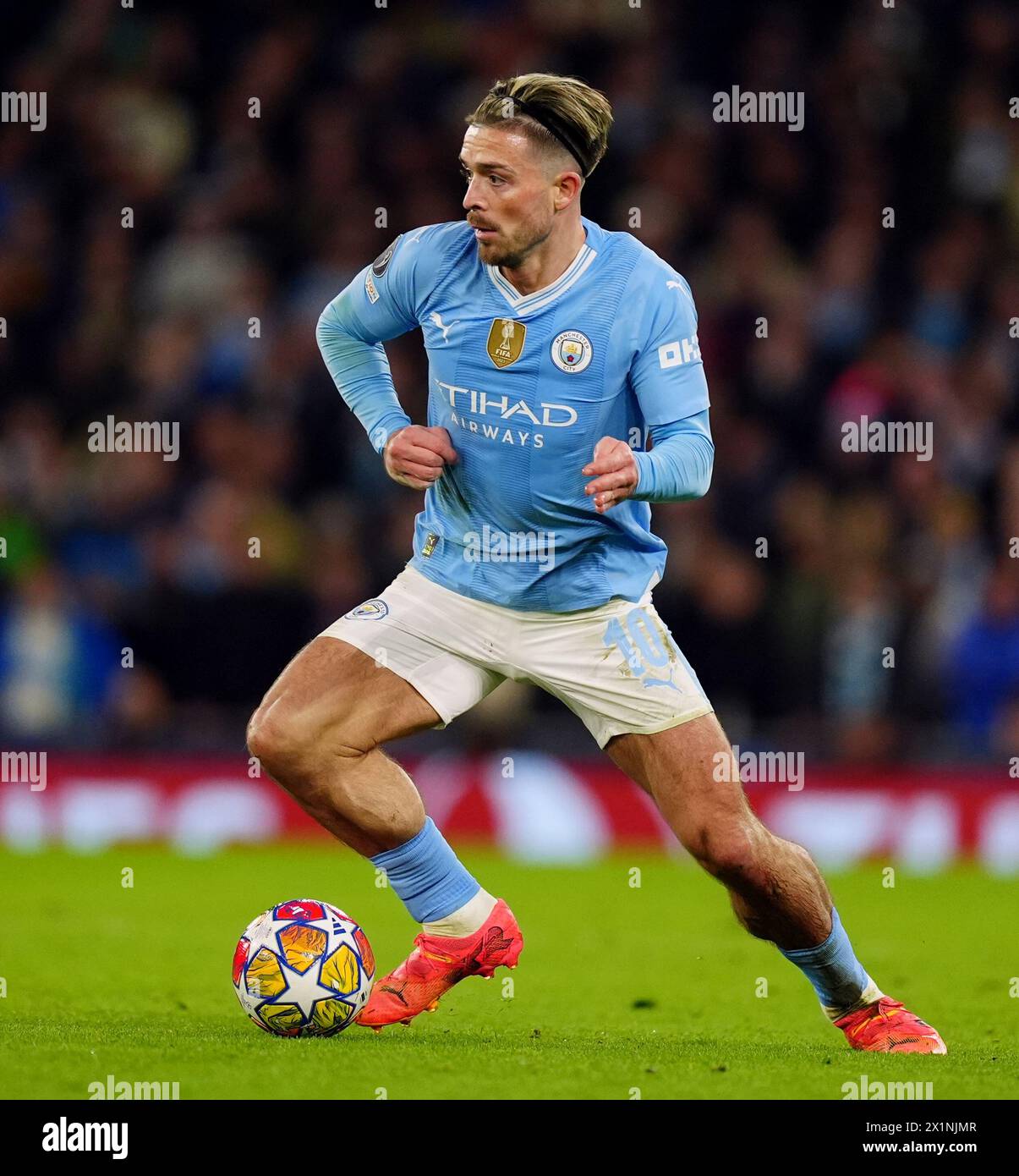 Manchester City's Jack Grealish during the UEFA Champions League ...
