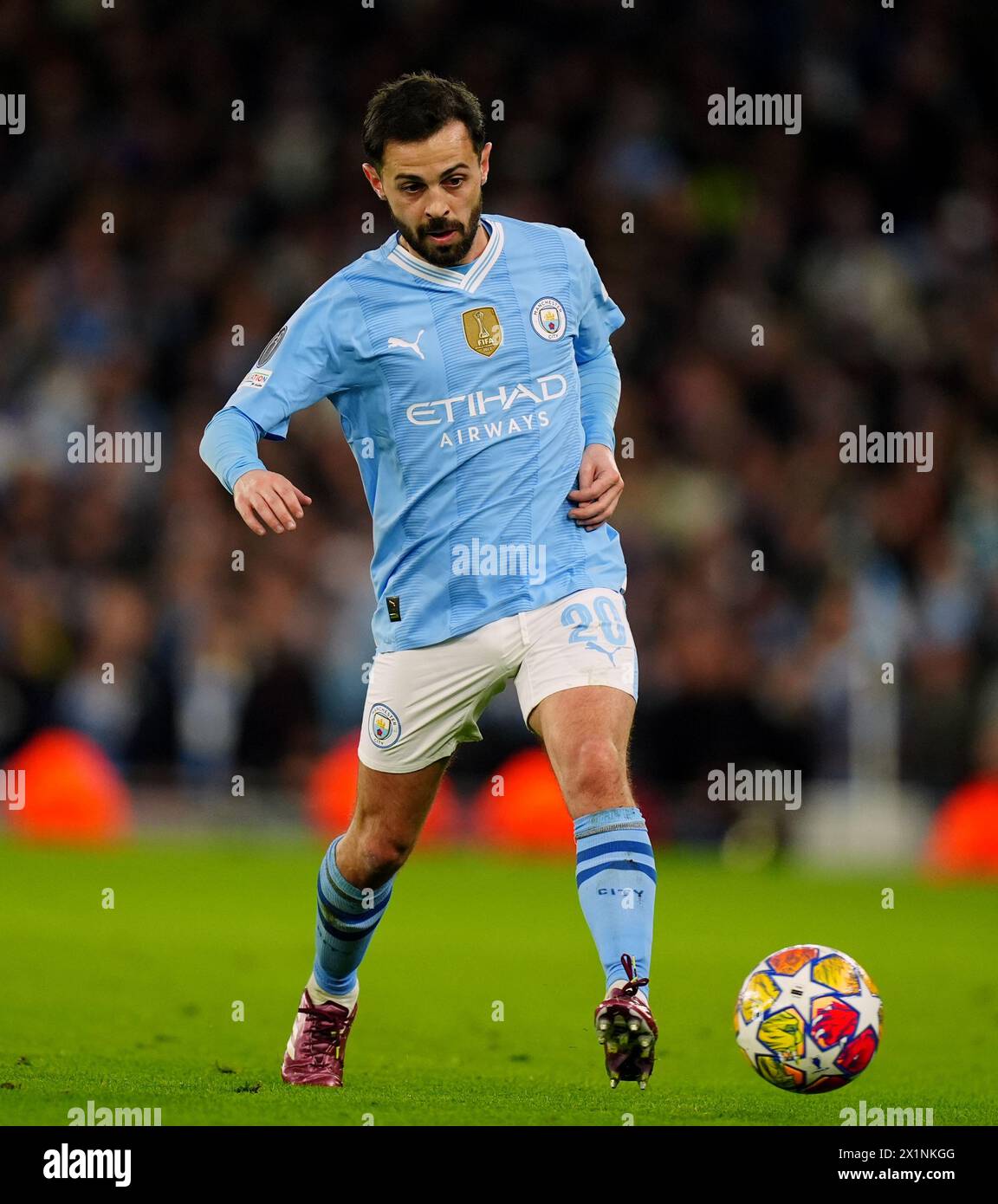 Manchester City's Bernardo Silva during the UEFA Champions League ...