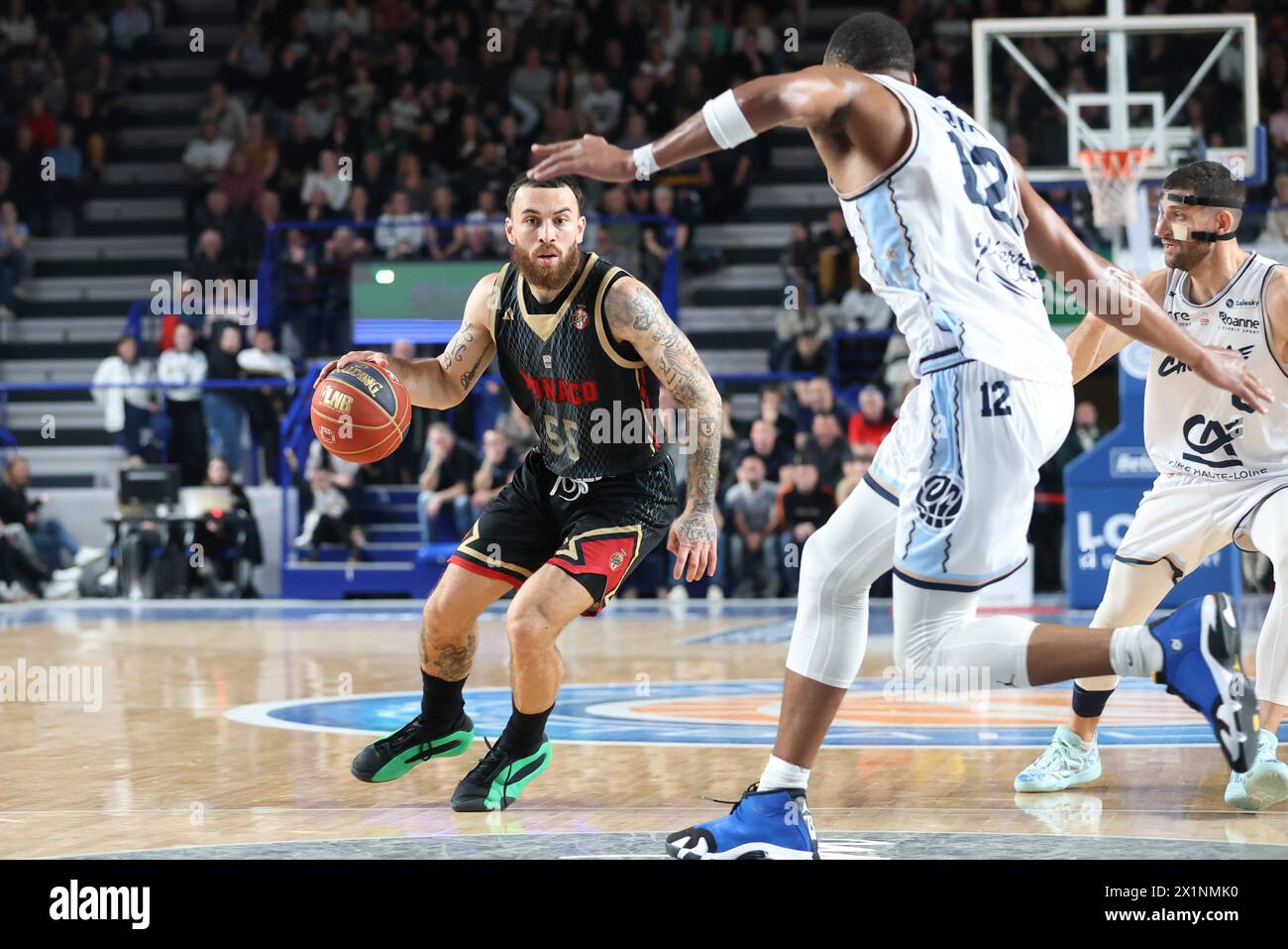 Thierry Larret/Maxppp. Basket Betlic Elite. Chorale Roanne Basket vs A ...