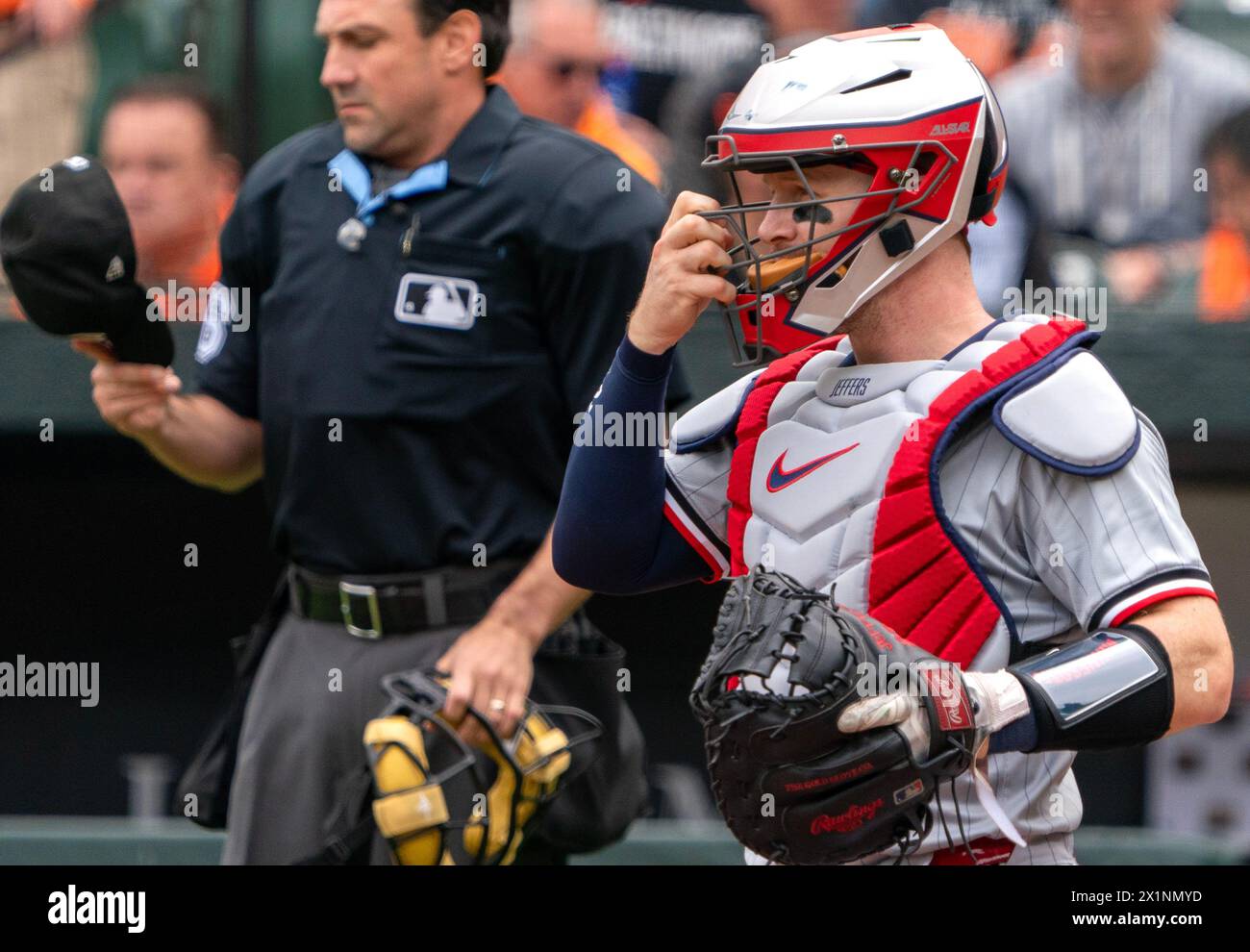 Baltimore, USA. 17th Apr, 2024. BALTIMORE, MD - APRIL 17: Minnesota ...