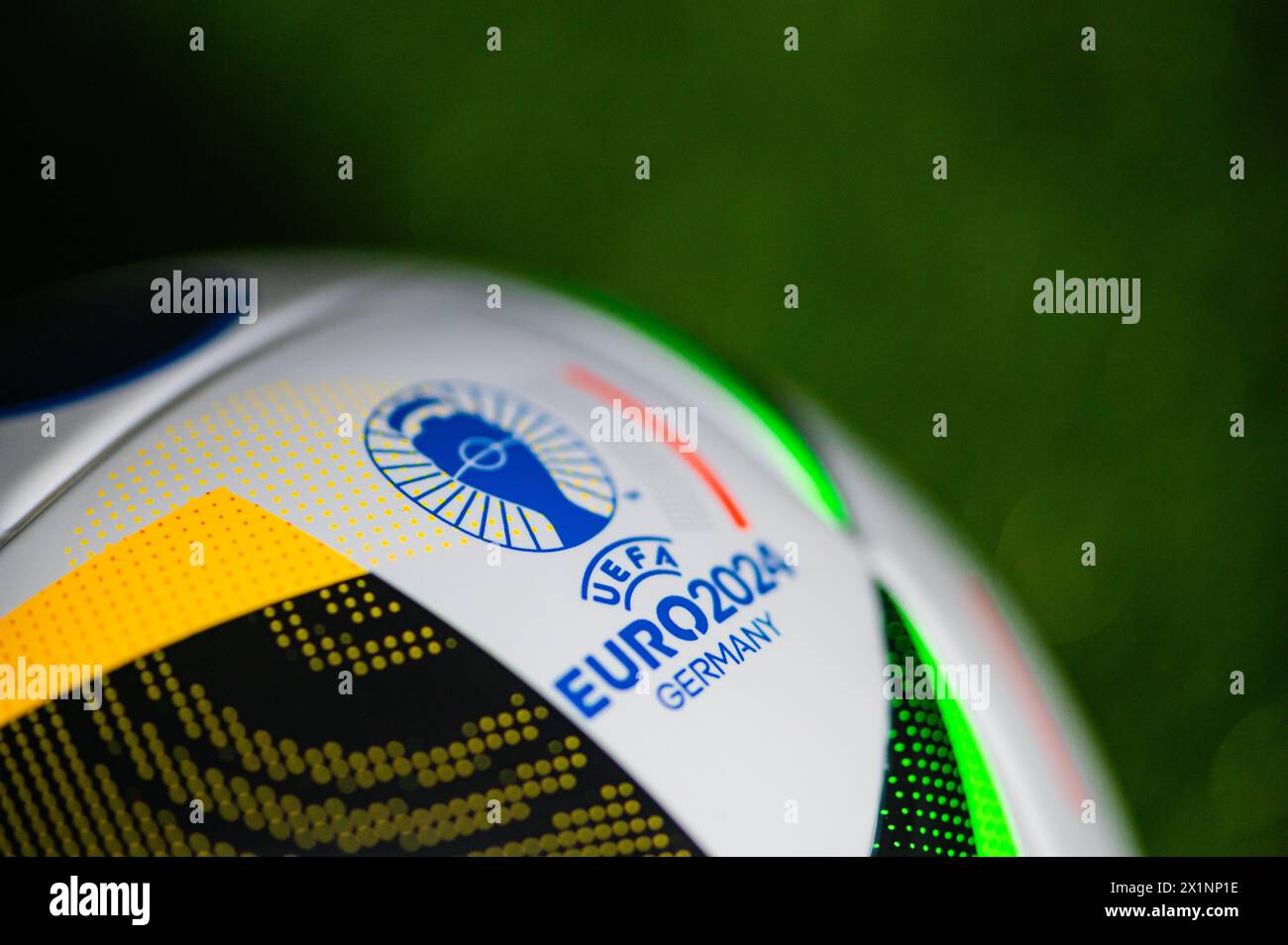 STUTTGART, GERMANY, APRIL 17, 2024: Logo of Euro 2024 in Germany ...