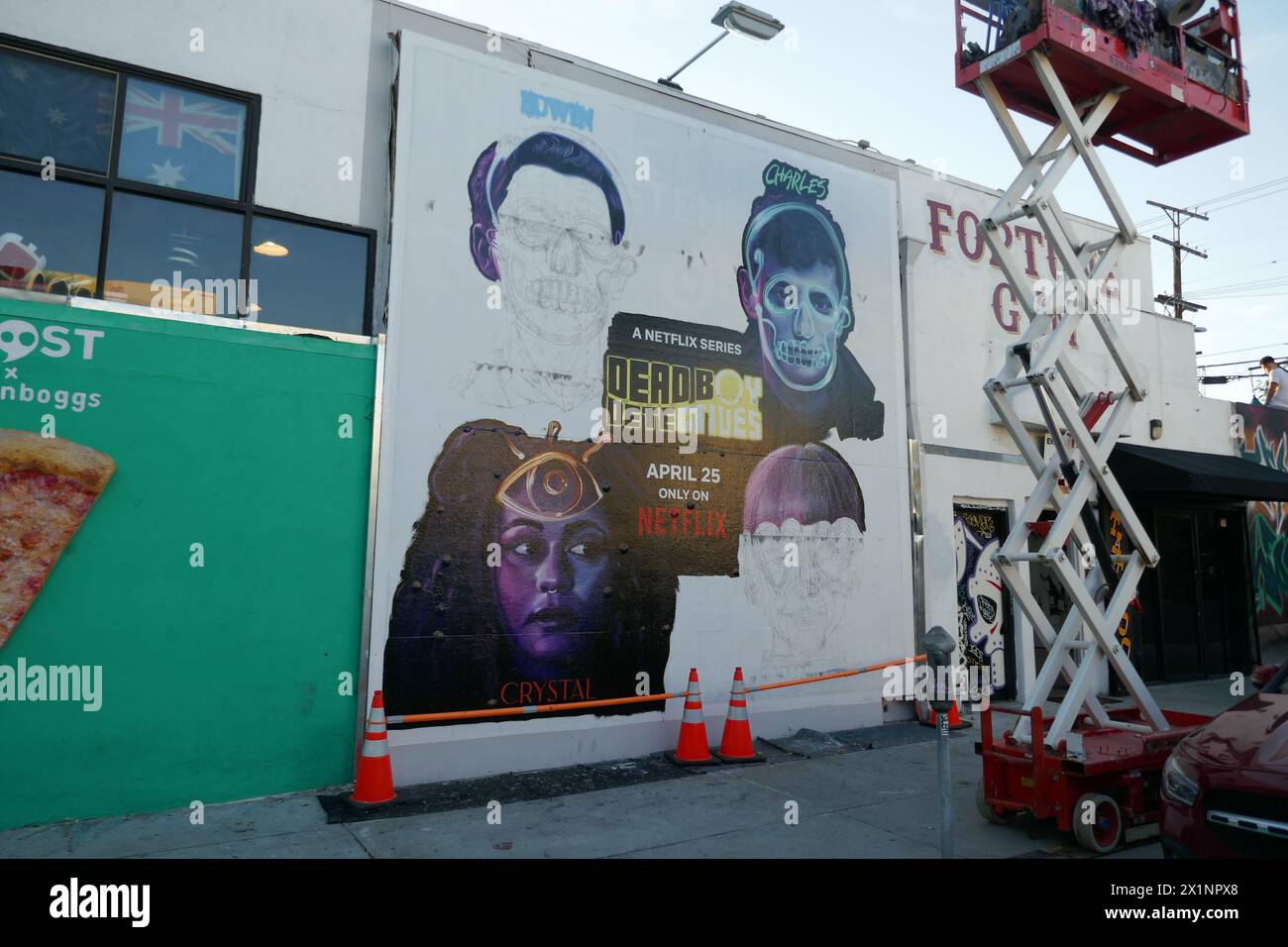 Los Angeles, California, USA 16th April 2024 Deadboy Detectives Street ...