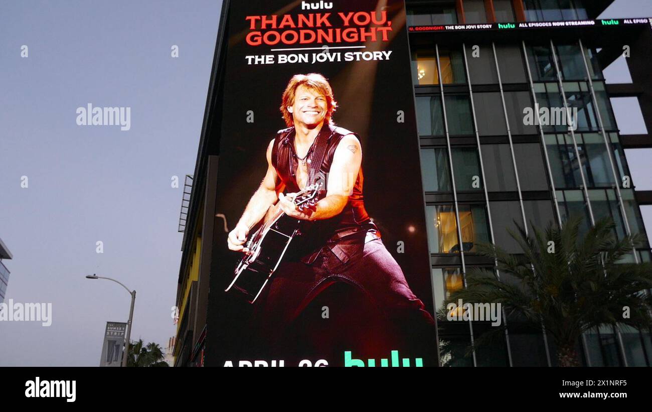 Los Angeles, California, USA 16th April 2024 Thank You Goodnight The ...