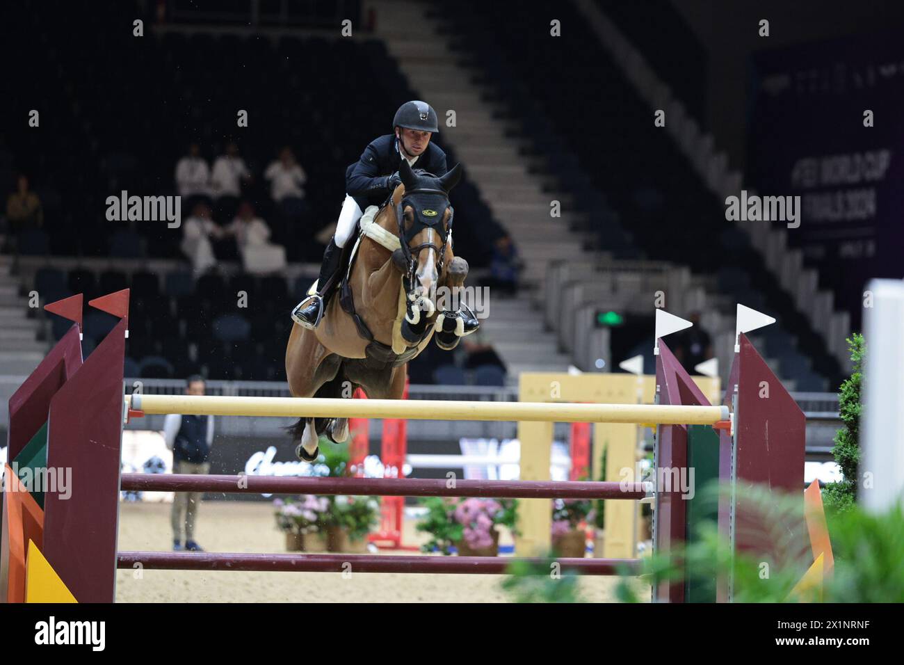 Richard Howley of Ireland with Equine America Consulent de Prelet Z ...