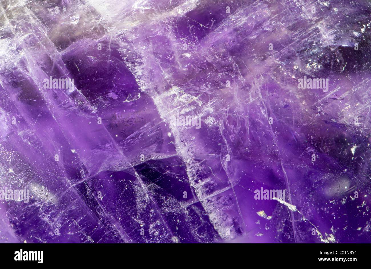 Macro photography of polished amethyst stone filling the frame Stock ...