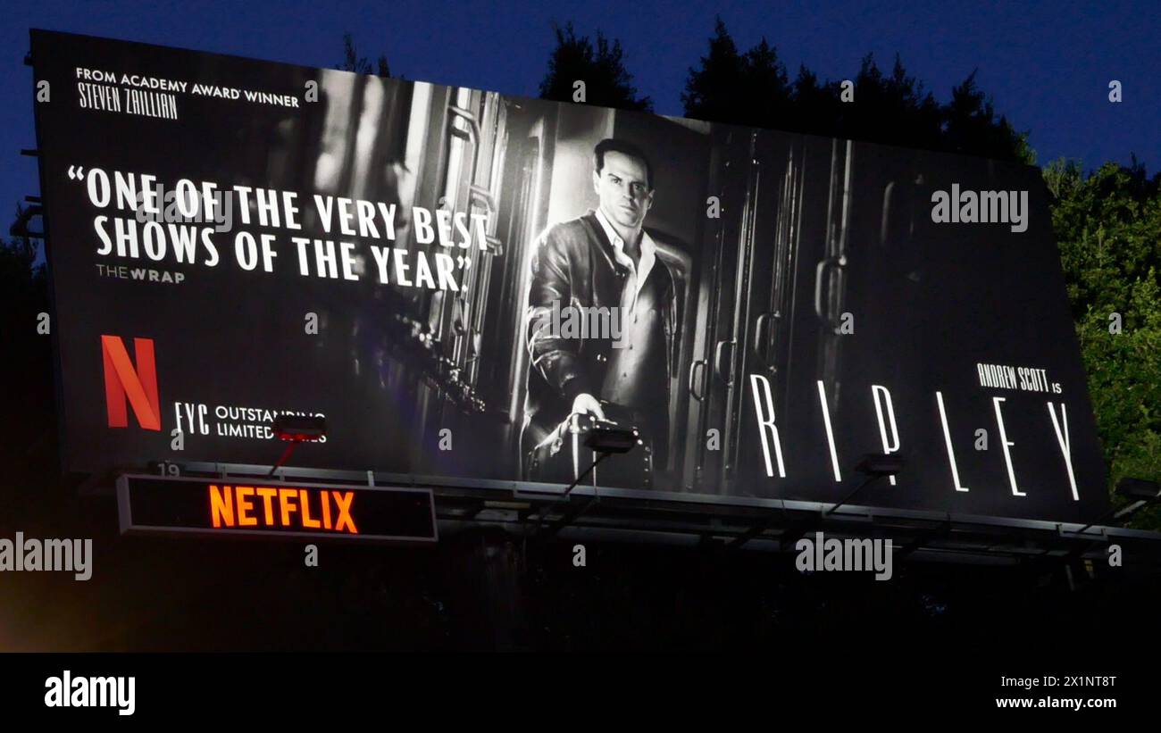 Los Angeles, California, USA 16th April 2024 Andrew Scott Ripley ...