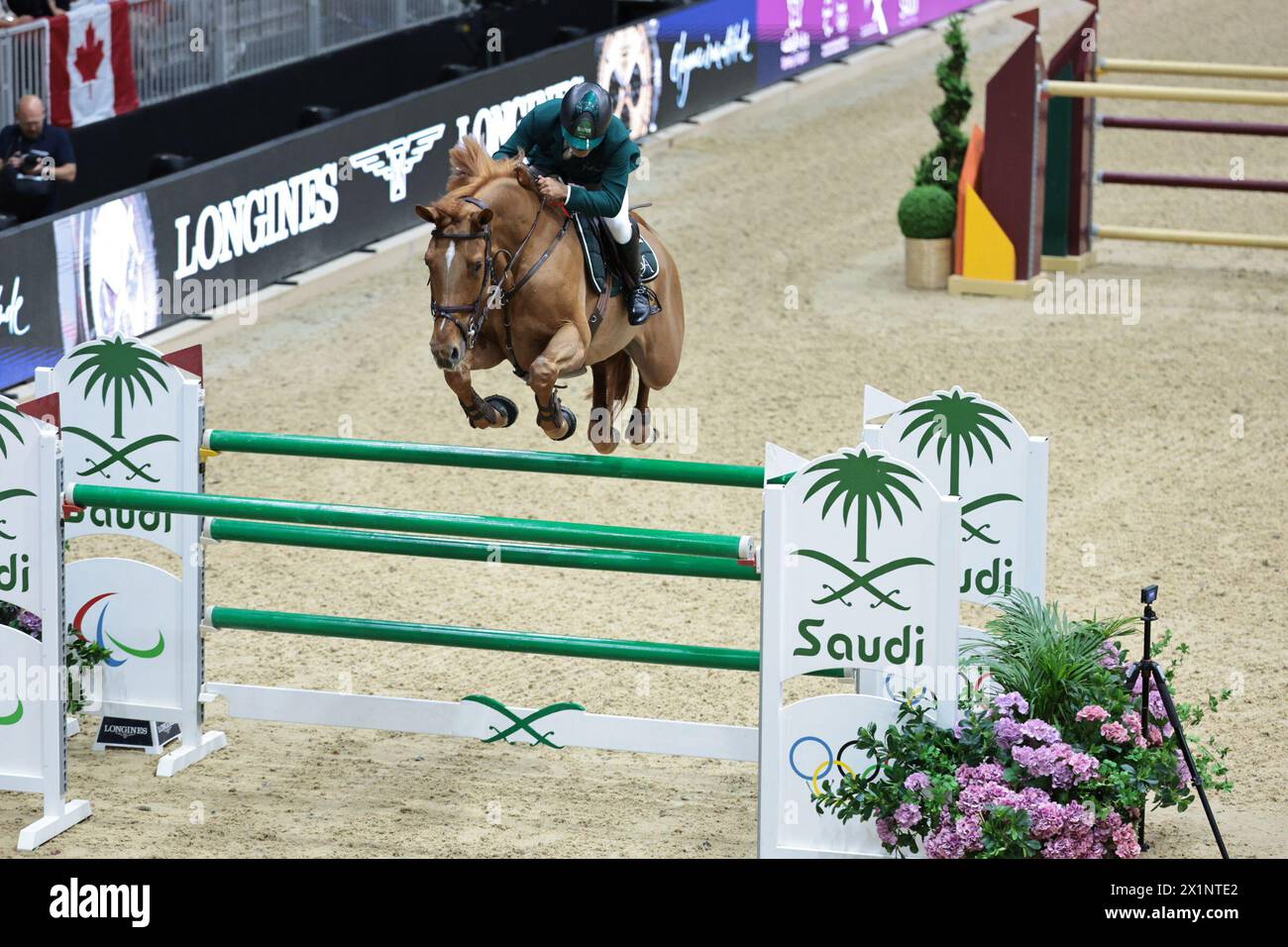 Ramzy Al Duhami of Saudi Arabia with Untouchable 32 during the Longines ...
