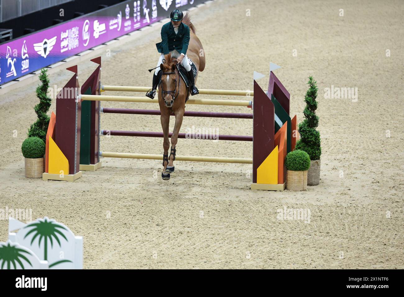 Ramzy Al Duhami of Saudi Arabia with Untouchable 32 during the Longines ...