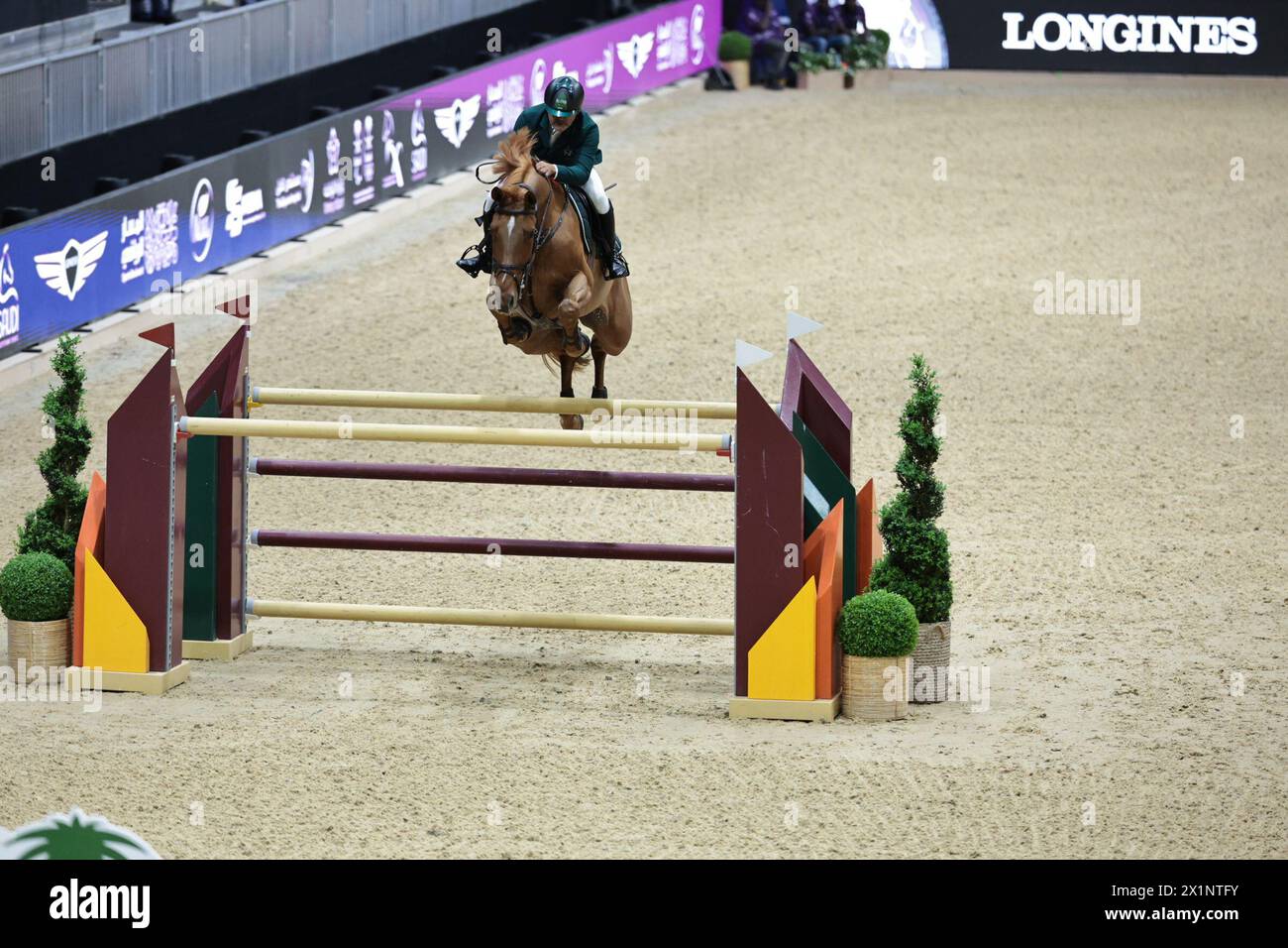 Ramzy Al Duhami of Saudi Arabia with Untouchable 32 during the Longines ...