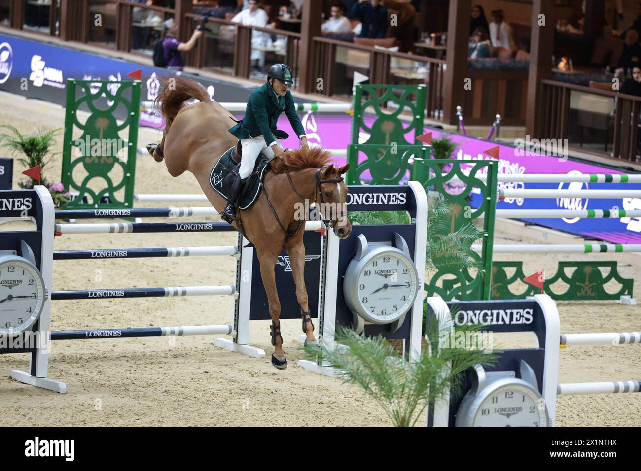 Ramzy Al Duhami of Saudi Arabia with Untouchable 32 during the Longines ...