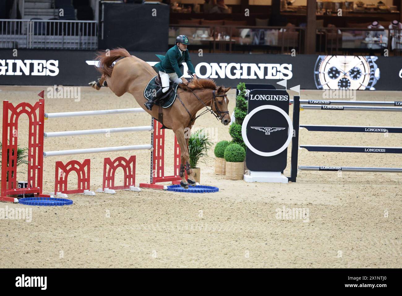 Ramzy Al Duhami of Saudi Arabia with Untouchable 32 during the Longines ...