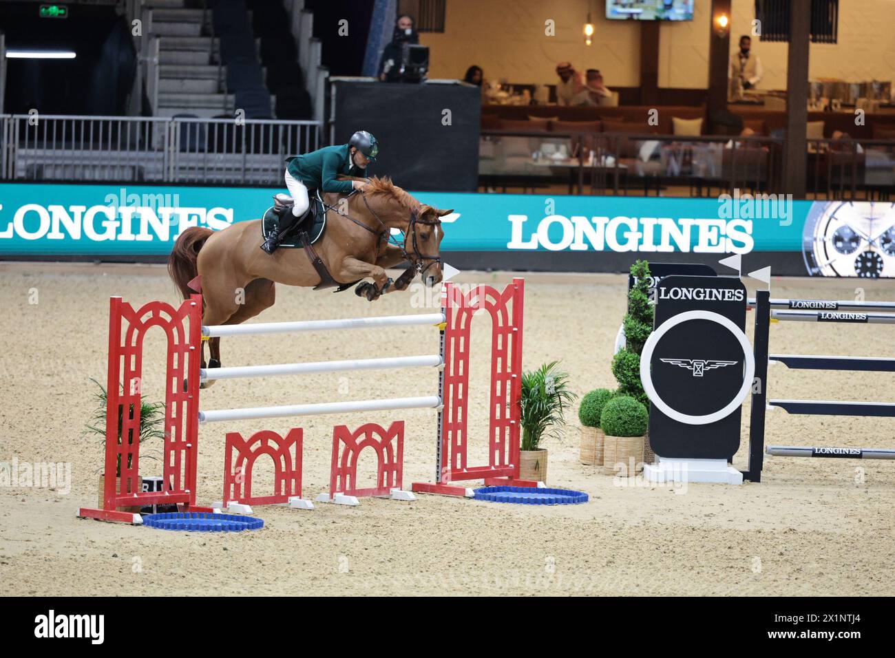 Ramzy Al Duhami of Saudi Arabia with Untouchable 32 during the Longines ...