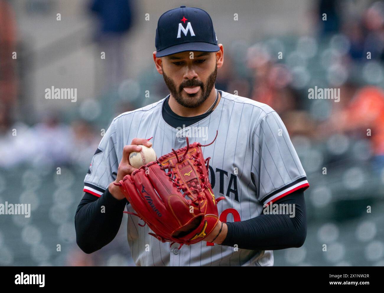 Baltimore, USA. 17th Apr, 2024. BALTIMORE, MD - APRIL 17: Minnesota ...