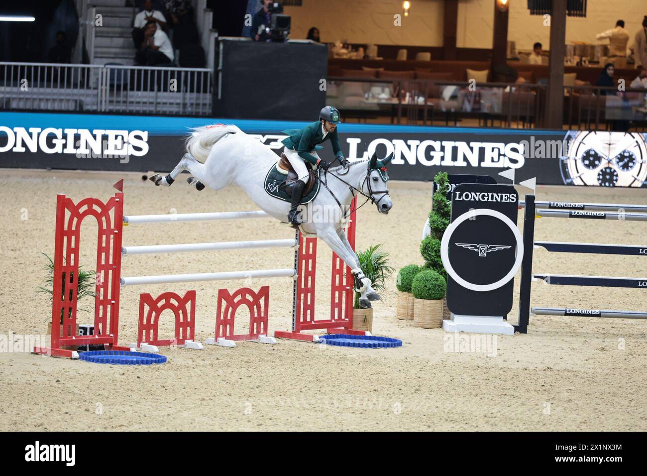 Khaled Almobty of Saudi Arabia with Spacecake during the Longines FEI ...