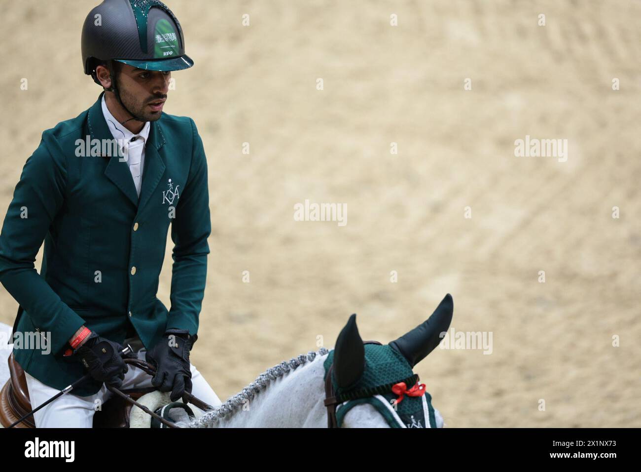 Khaled Almobty of Saudi Arabia with Spacecake during the Longines FEI ...