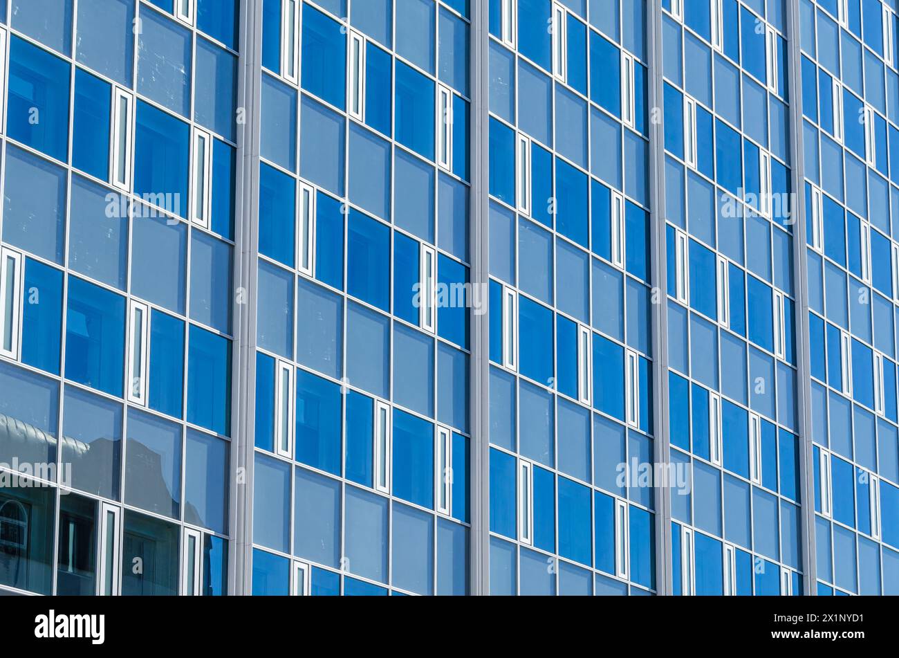 Architectural detail, glass facade of a modern building Stock Photo - Alamy