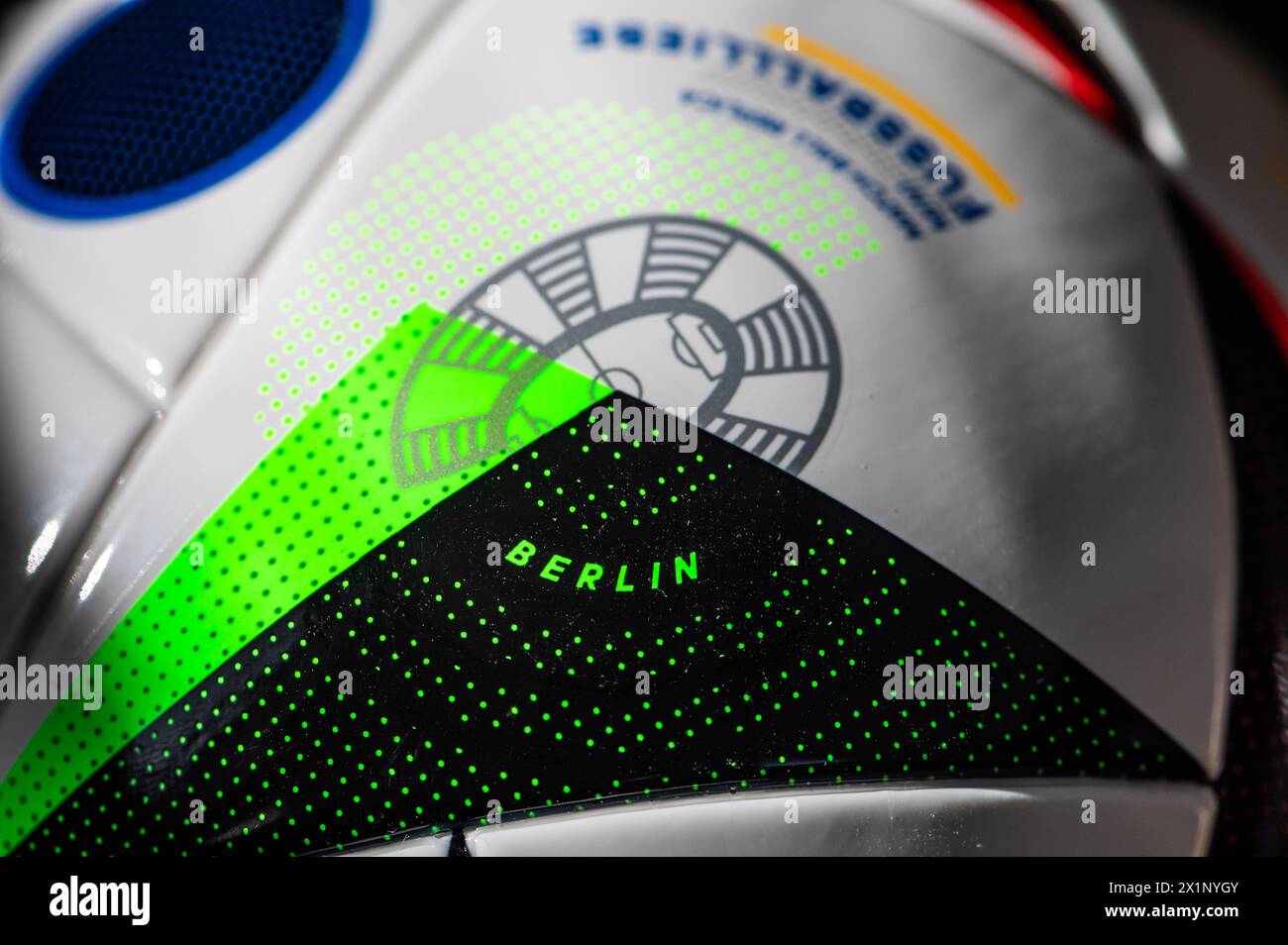 BERLIN, GERMANY, APRIL 17, 2024: Berlin football stadium small detail ...