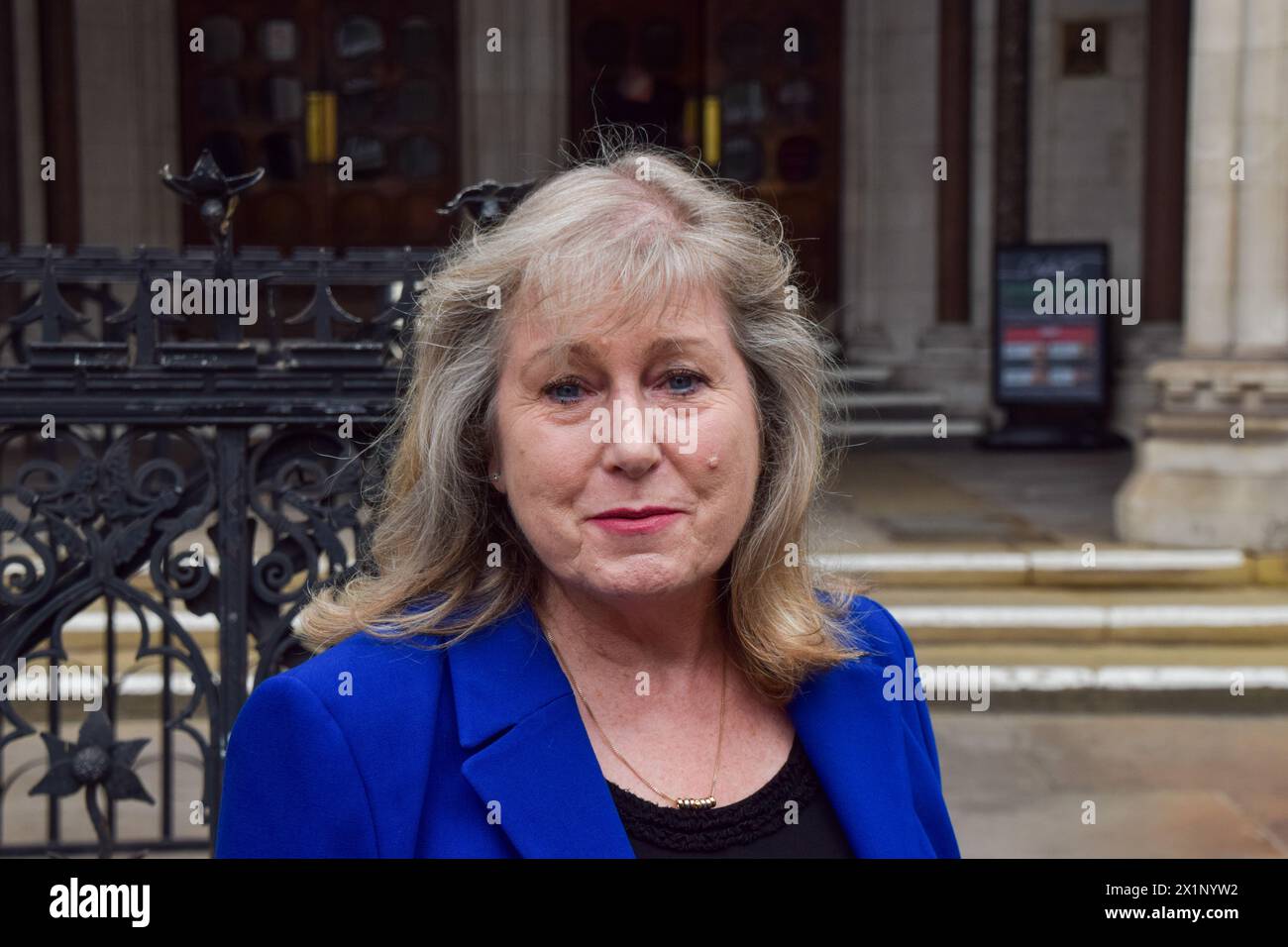 London, UK. 28th July 2023. Conservative councillor Susan Hall outside ...