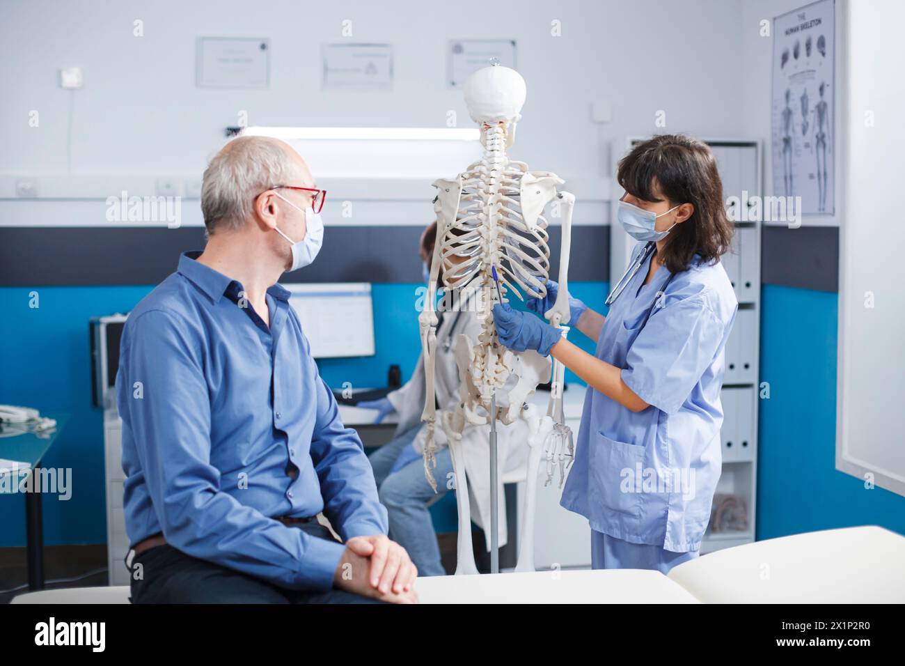Woman wearing a skeleton bones hi-res stock photography and images - Alamy