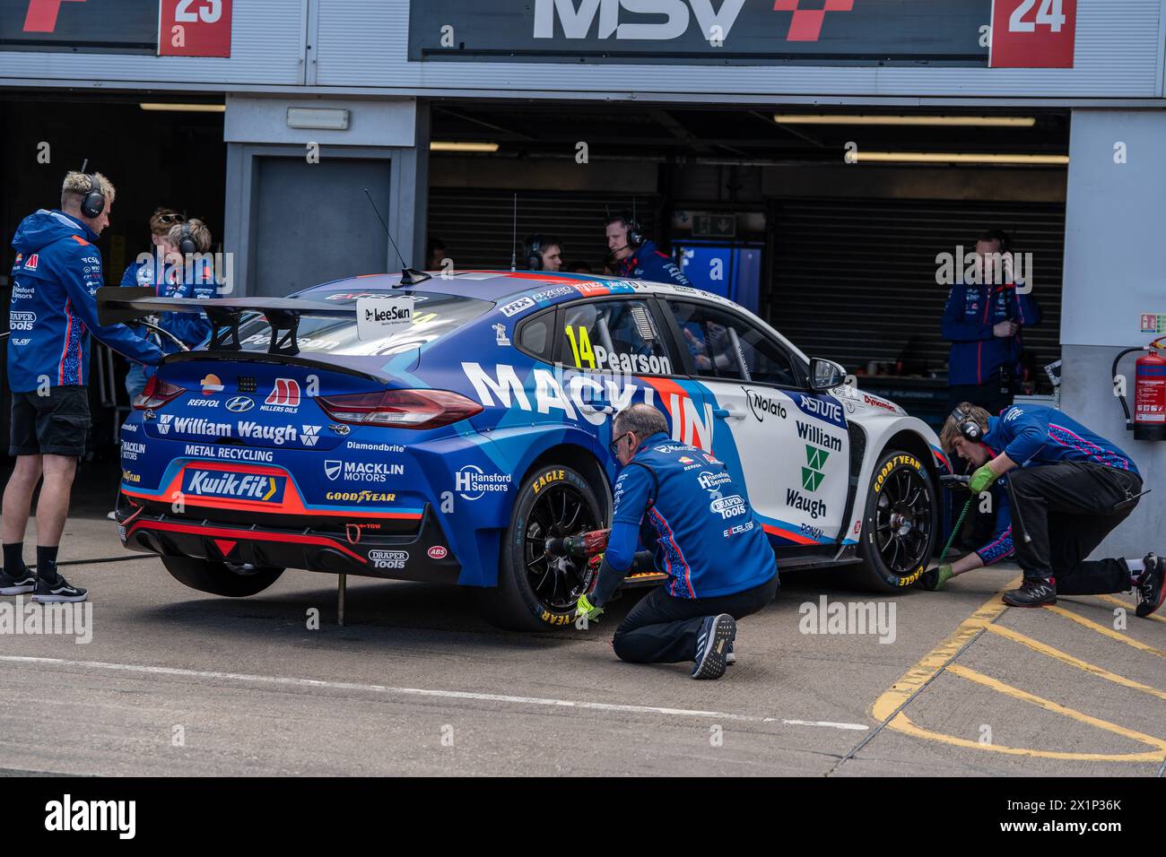 Ronan Pearson 14 Team BRISTOL STREET MOTORS BTCC Media Day Launch at ...