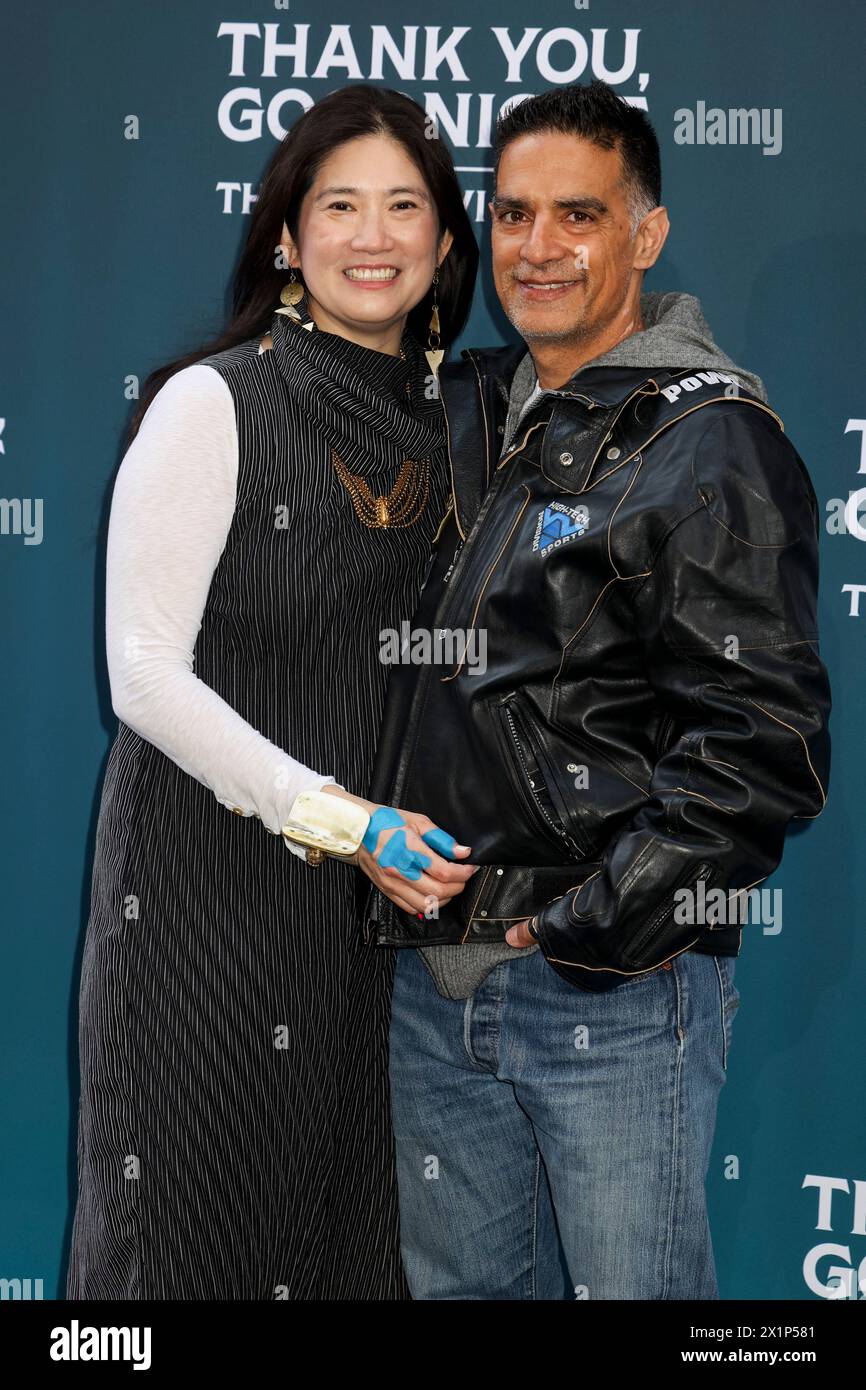 London, UK. 17th Apr, 2024. Candice Chen and Gotham Chopra attend the Thank You, Goodnight: The ...