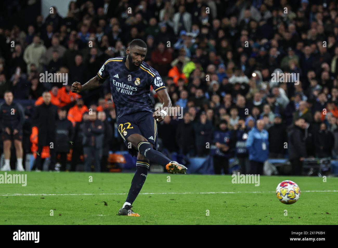 Antonio Rüdiger of Real Madrid scores a penalty to put Real Madrid ...