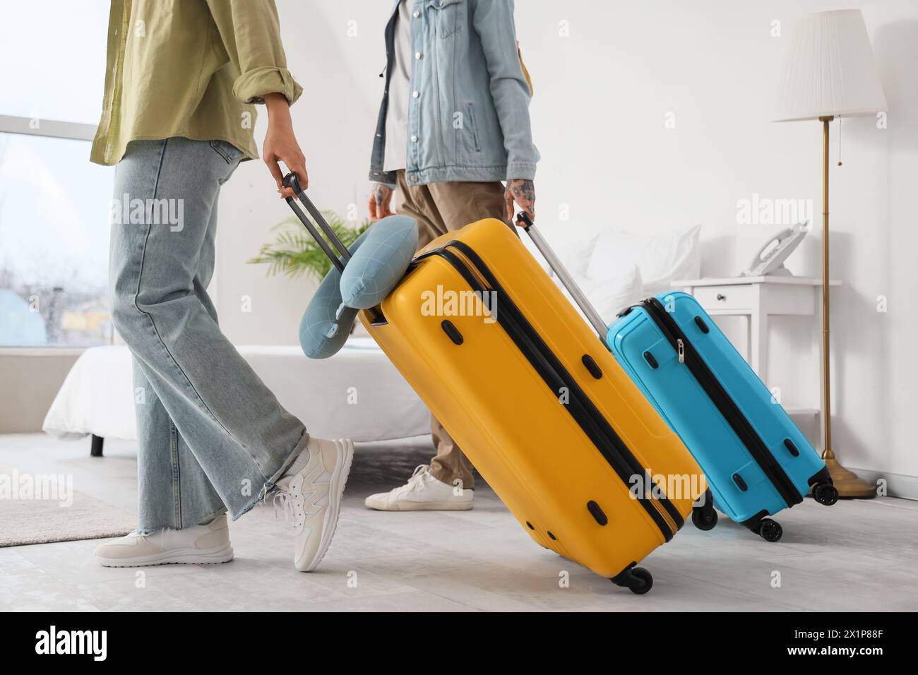 Walking to hotel room hi-res stock photography and images - Alamy