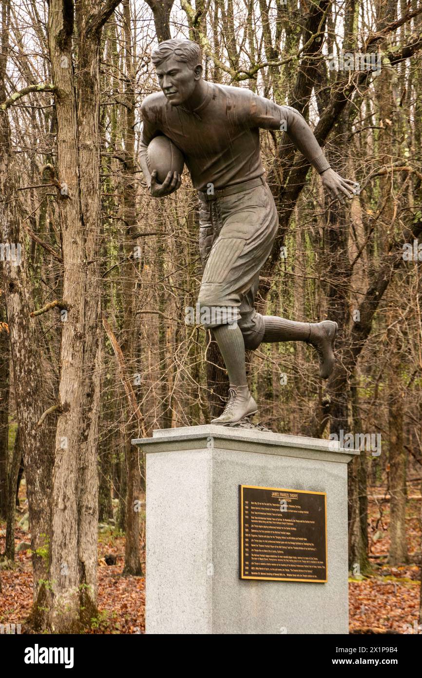 Jim Thorpe Monument in Jim Thorpe Pennsylvania Stock Photo - Alamy