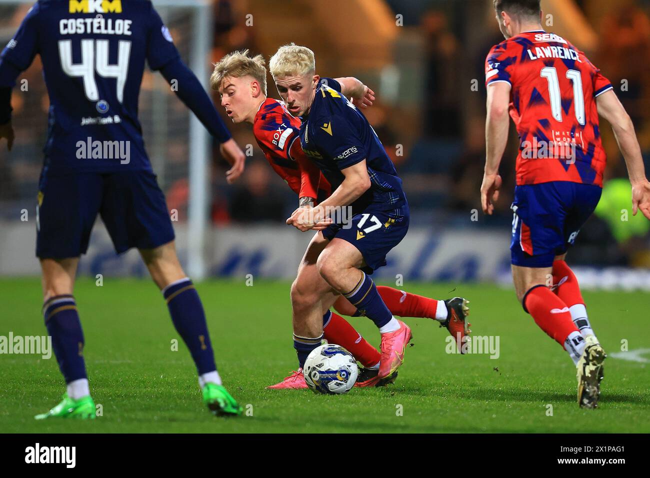 Dens Park, Dundee, UK. 17th Apr, 2024. Scottish Premiership Football ...