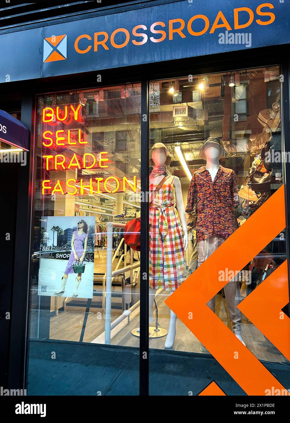 Crossroads Trading thrift store, West 13th Street, New York City, New ...