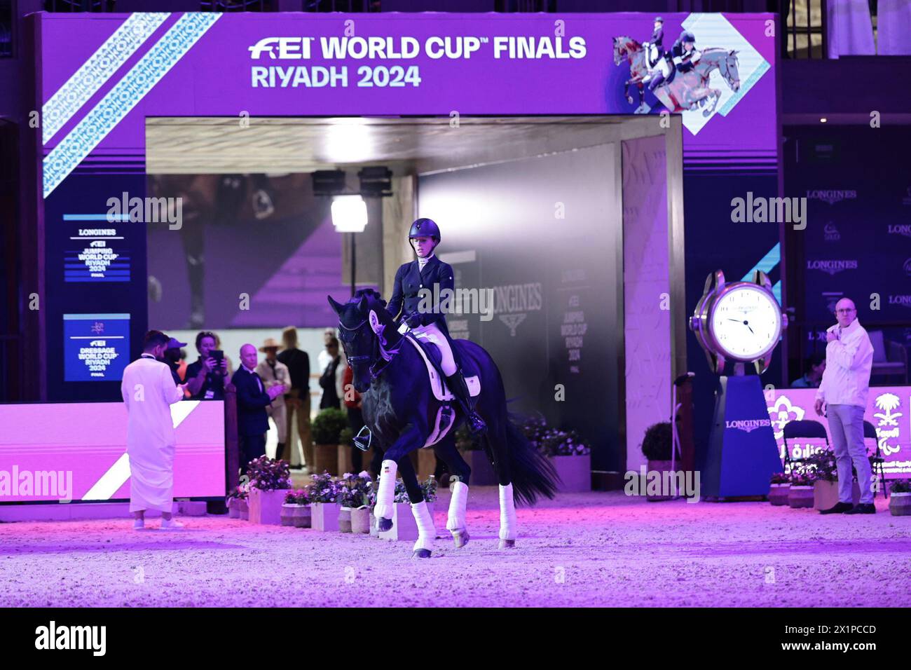Prize giving ceremony at the Dressage Grand Prix at the FEI World Cup ...