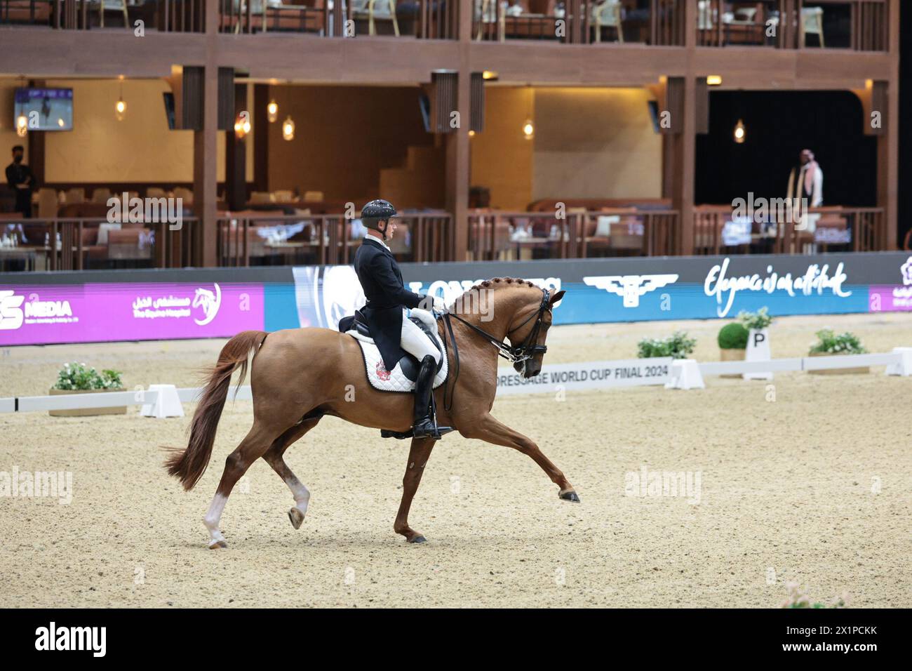 Matthias Alexander Rath of Germany with Destacado FRH during the ...