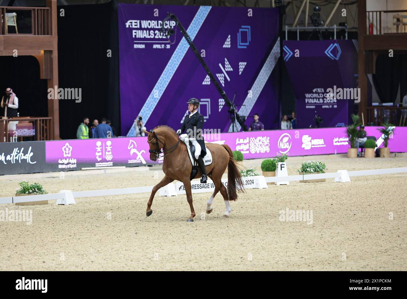 Matthias Alexander Rath of Germany with Destacado FRH during the ...