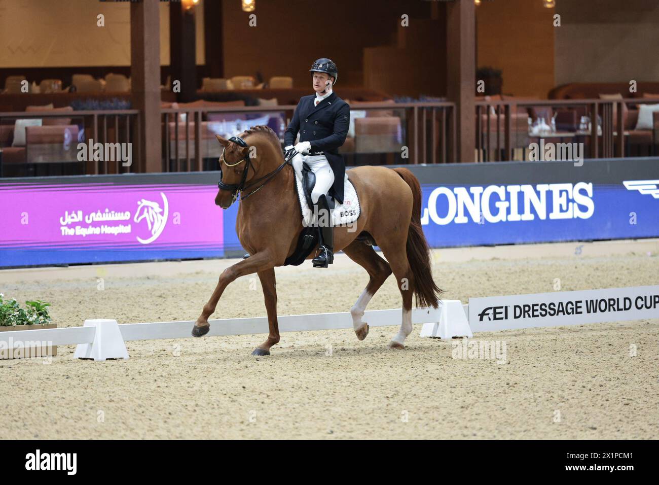 Matthias Alexander Rath of Germany with Destacado FRH during the ...