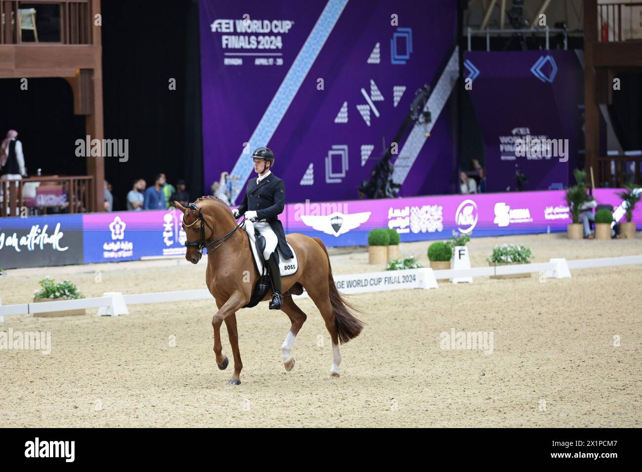 Matthias Alexander Rath of Germany with Destacado FRH during the ...