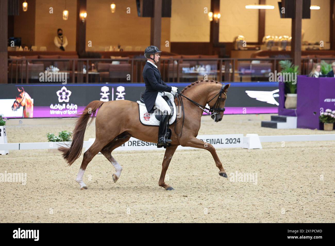 Matthias Alexander Rath of Germany with Destacado FRH during the ...