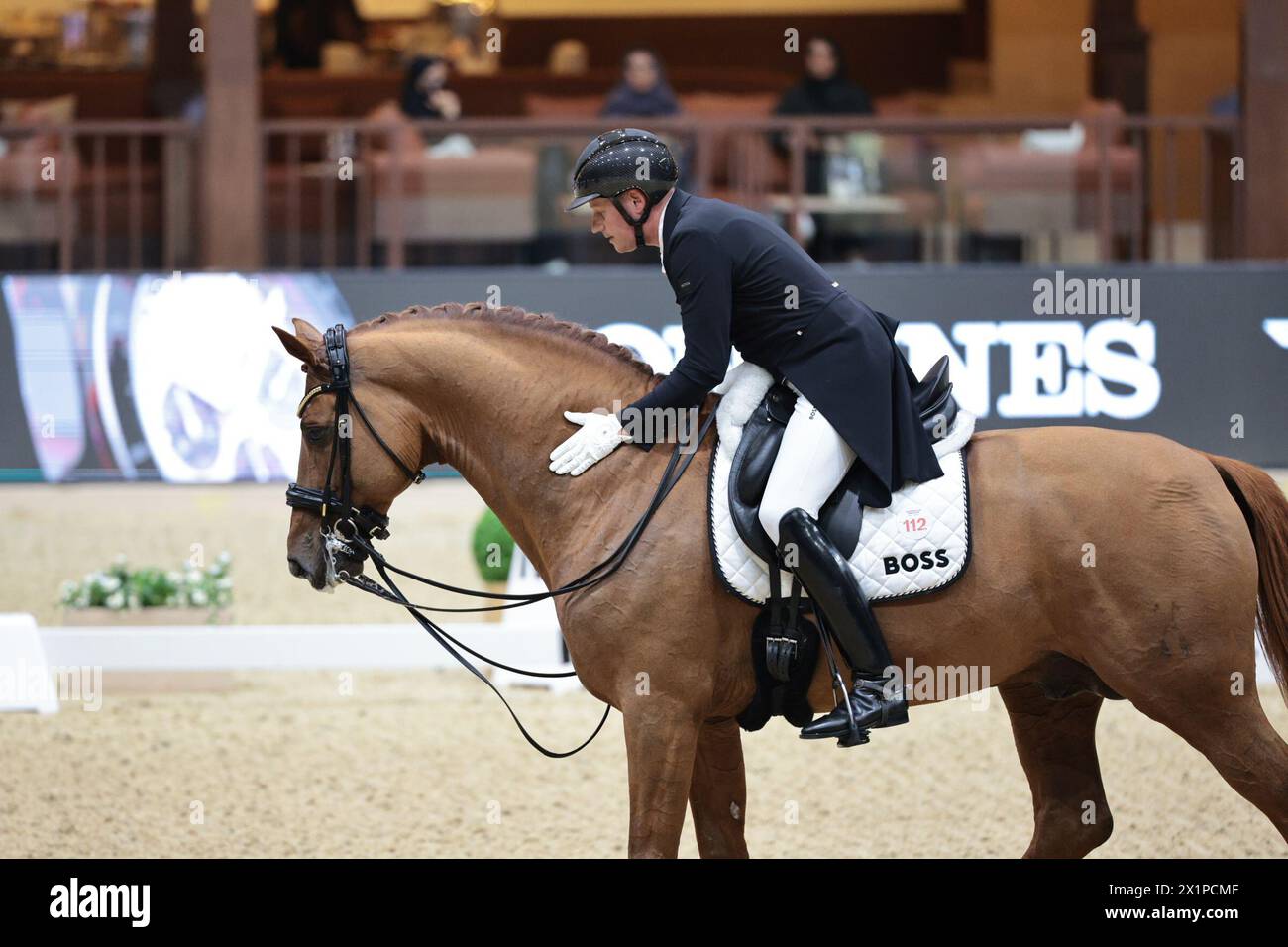 Matthias Alexander Rath of Germany with Destacado FRH during the ...