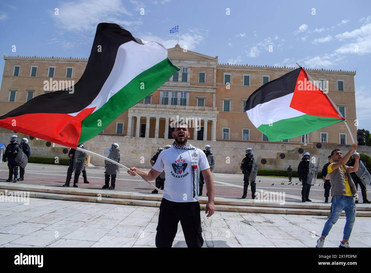 Greece palestine flag hi-res stock photography and images - Alamy