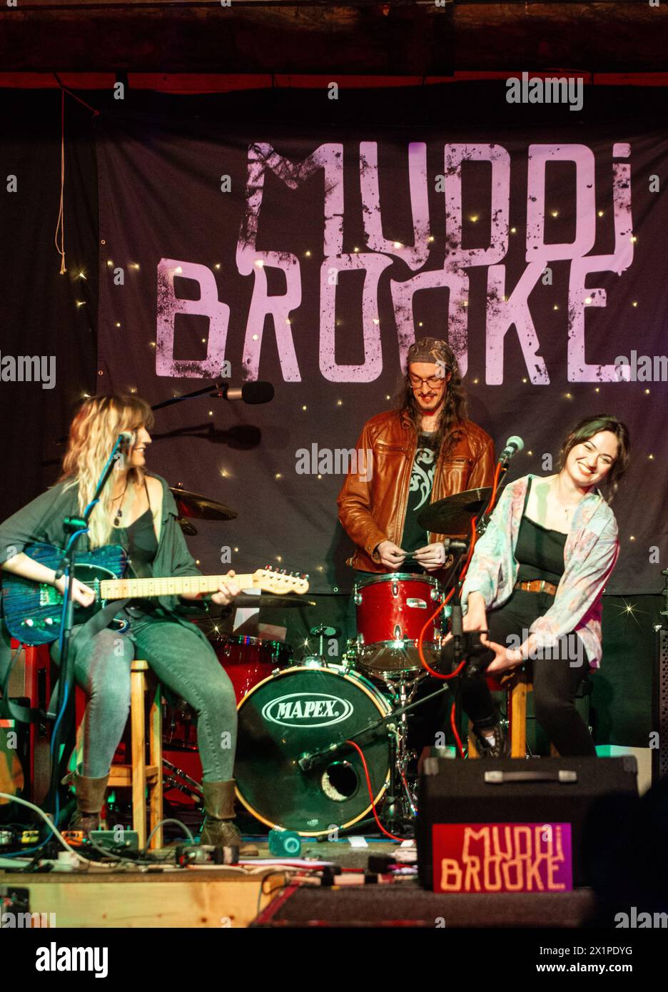 Glossop 14th April 2024, Brooke, Morgan Pettigrew and Anna Melidone of ...