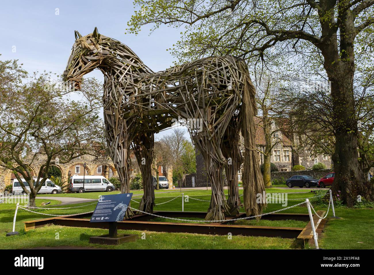 A general view of the Warhorse Memorial a national memorial dedicated ...