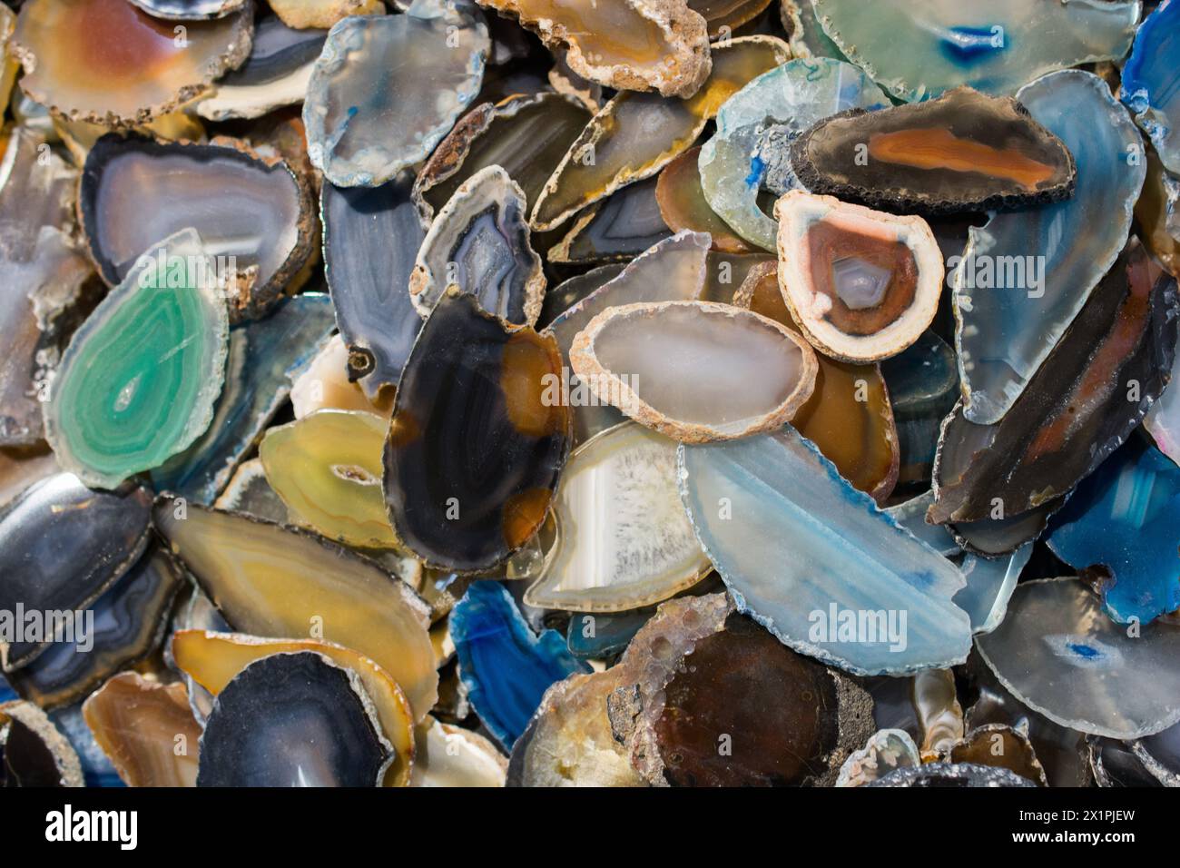 Cross section stalactite agate stone hi-res stock photography and ...