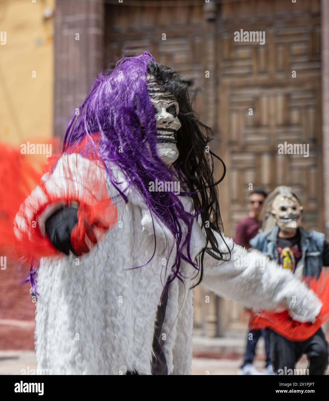 Mask parade in San Miguel de Allende, Mexico Stock Photo - Alamy
