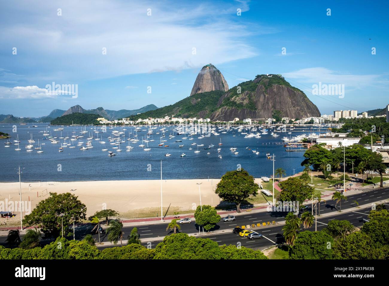 Views of Botafogo Beach and Sugarloaf Mountain From The Cafe at The ...